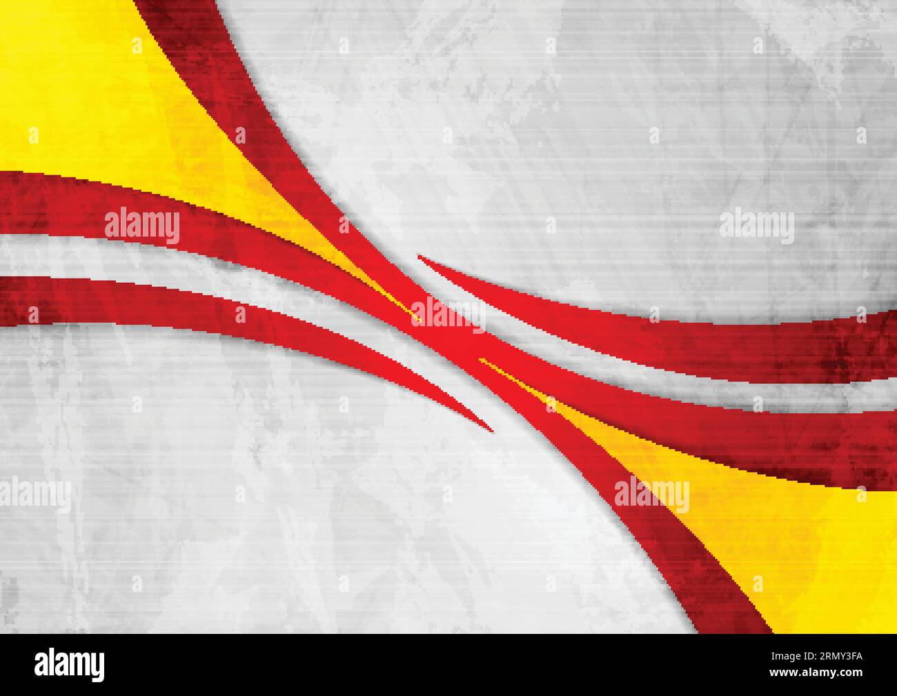 Grunge wavy corporate red and orange texture background. Vector ...