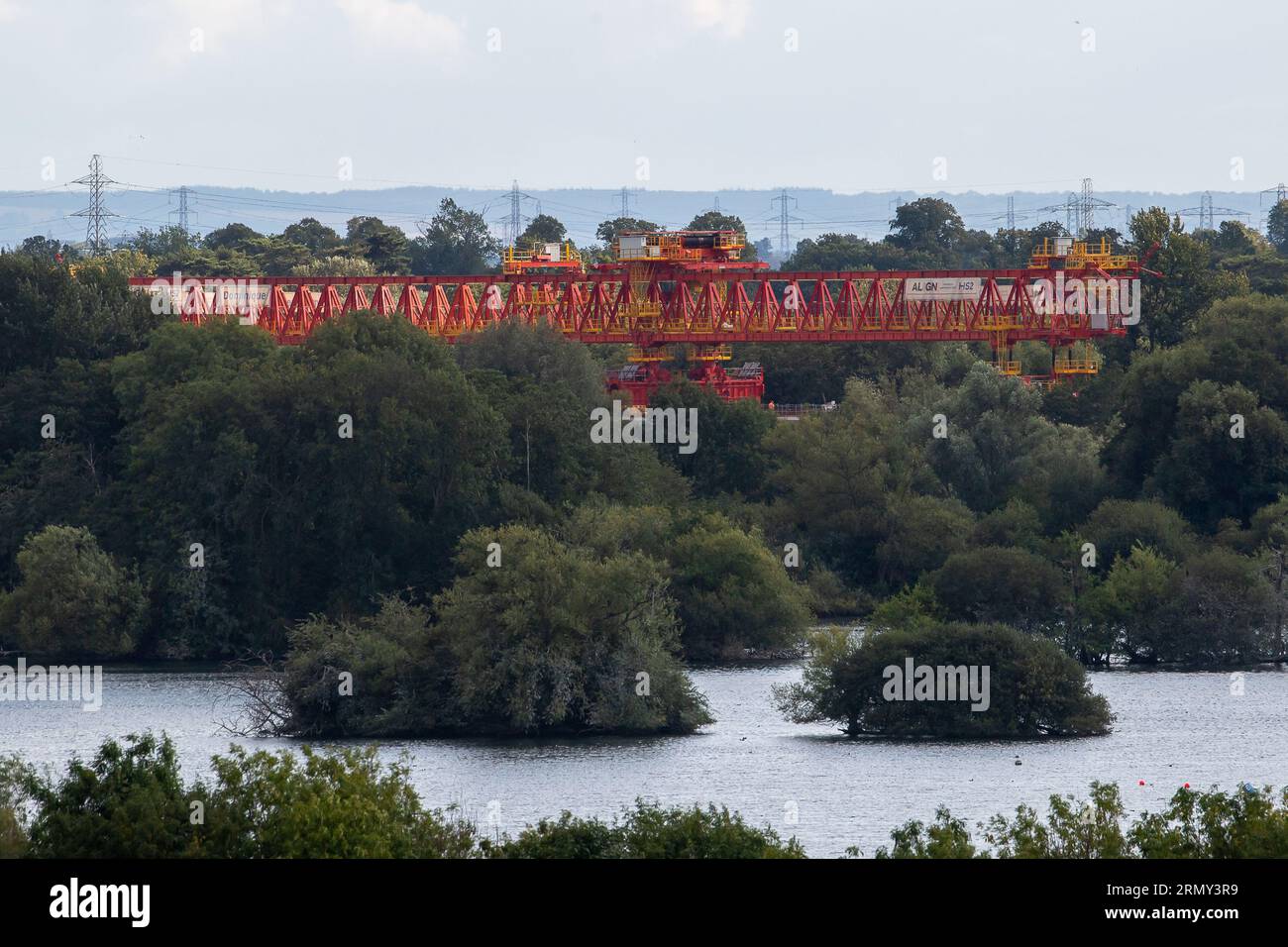 Denham, Buckinghamshire, UK. 30th August, 2023. Construction of the HS2 ...