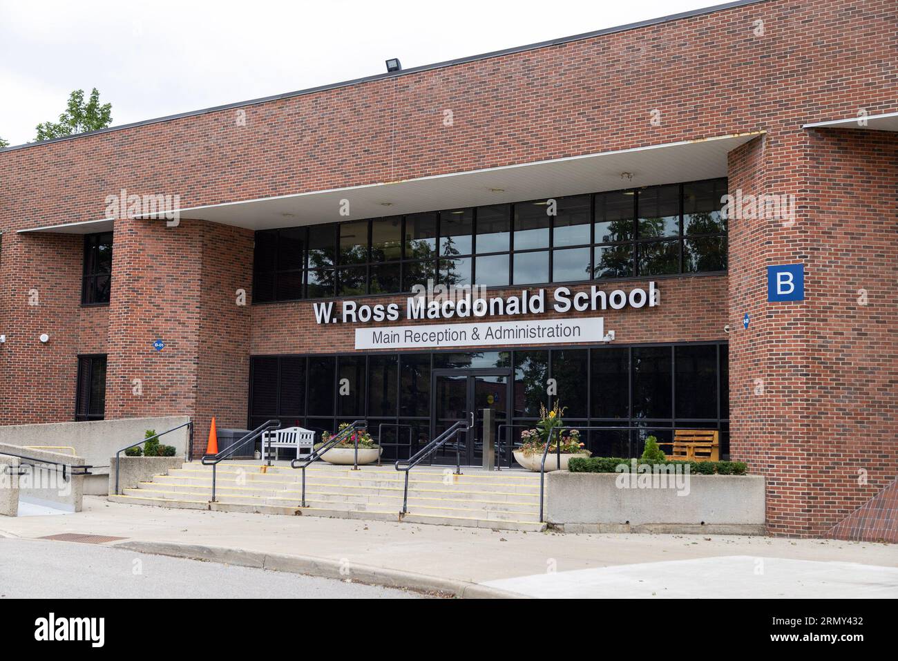 Toronto, Canada. 30th Aug, 2023. The W. Ross Macdonald School for the ...