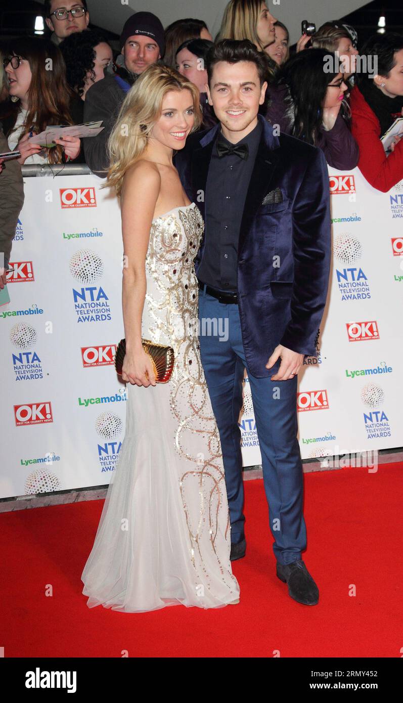London. UK. Ray Quinn and Emma Stephens at the Red Carpet arrivals at ...