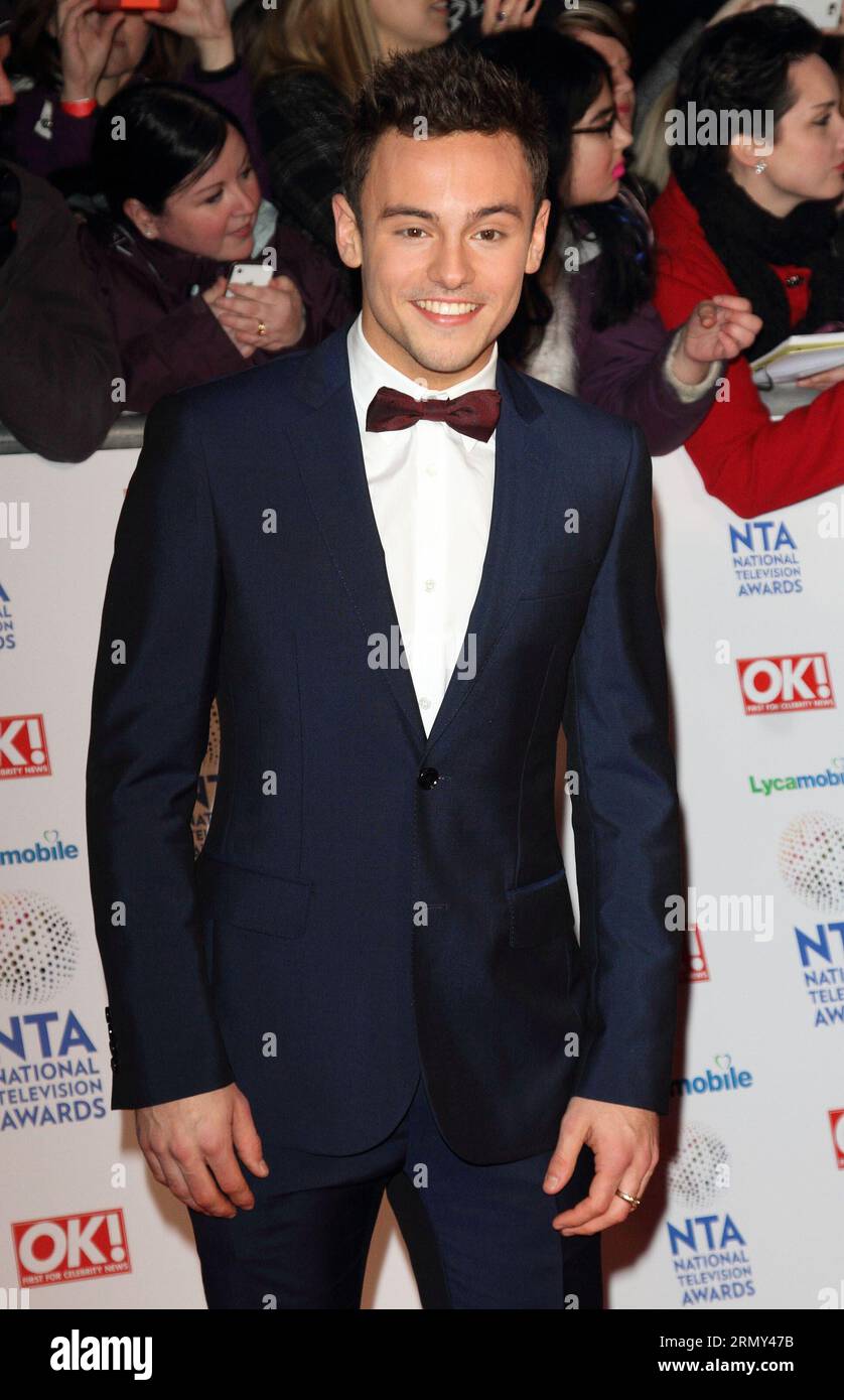 London. UK. Tom Daley at the Red Carpet arrivals at the National ...