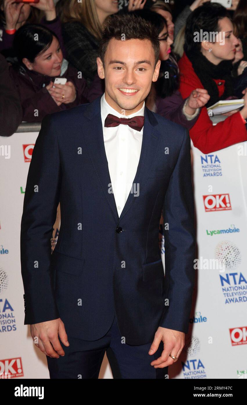 London. UK. Tom Daley at the Red Carpet arrivals at the National ...
