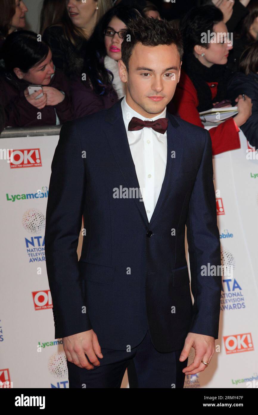London. UK. Tom Daley at the Red Carpet arrivals at the National ...