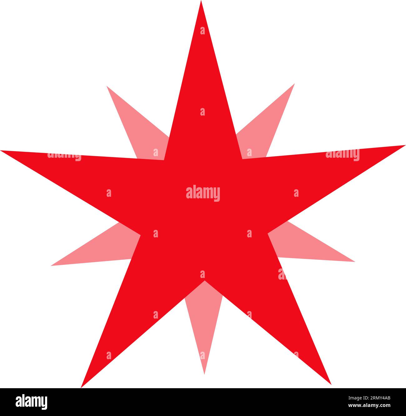 Red beams firework best sale sticker price tag, quality mark Stock ...