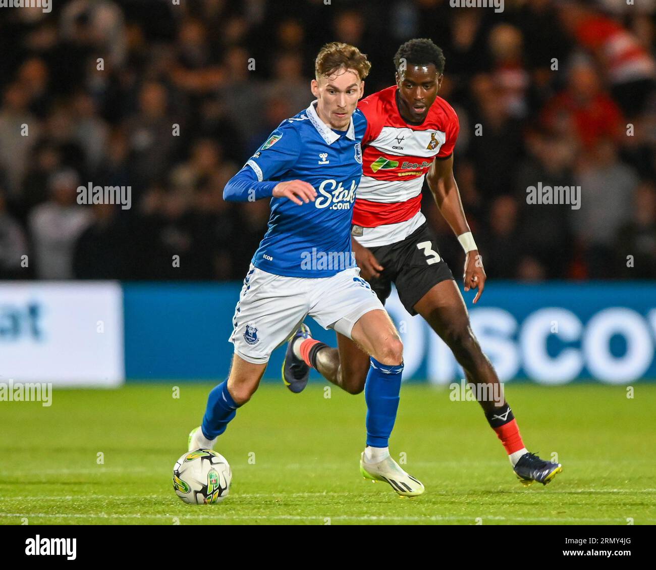 James Garner #37 of Everton in action during the Carabao Cup match ...