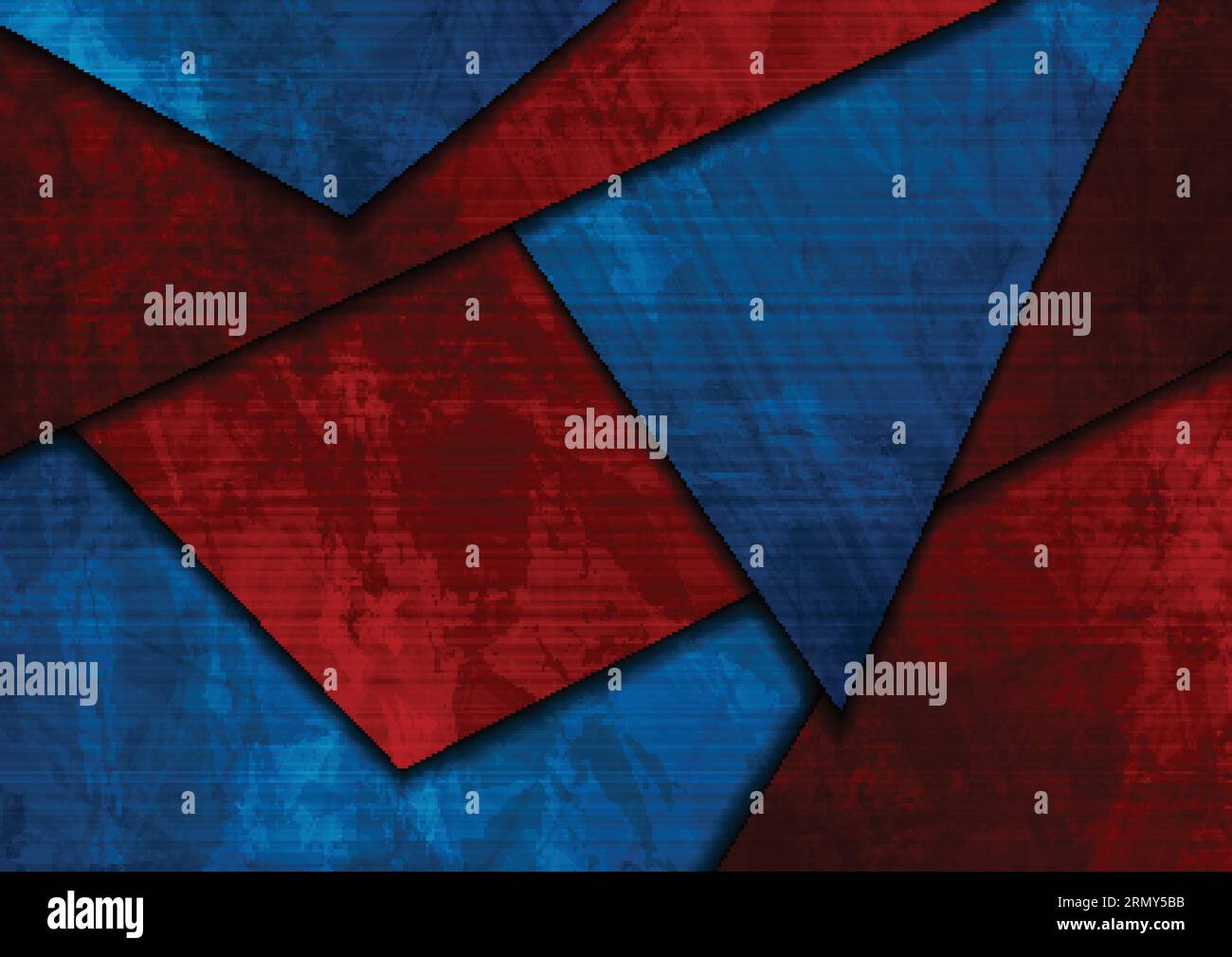 Red blue grunge background Stock Vector Images - Alamy