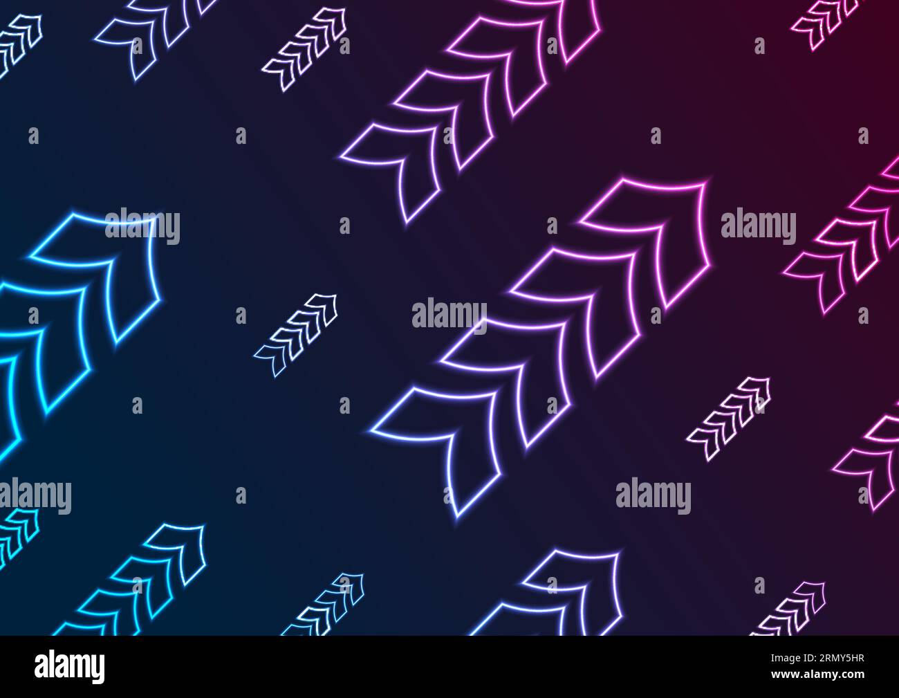 Blue and purple abstract neon arrows tech background. Vector retro design Stock Vector Image ...