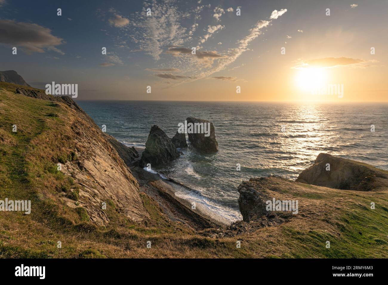 Trefor sea stacks hi-res stock photography and images - Alamy