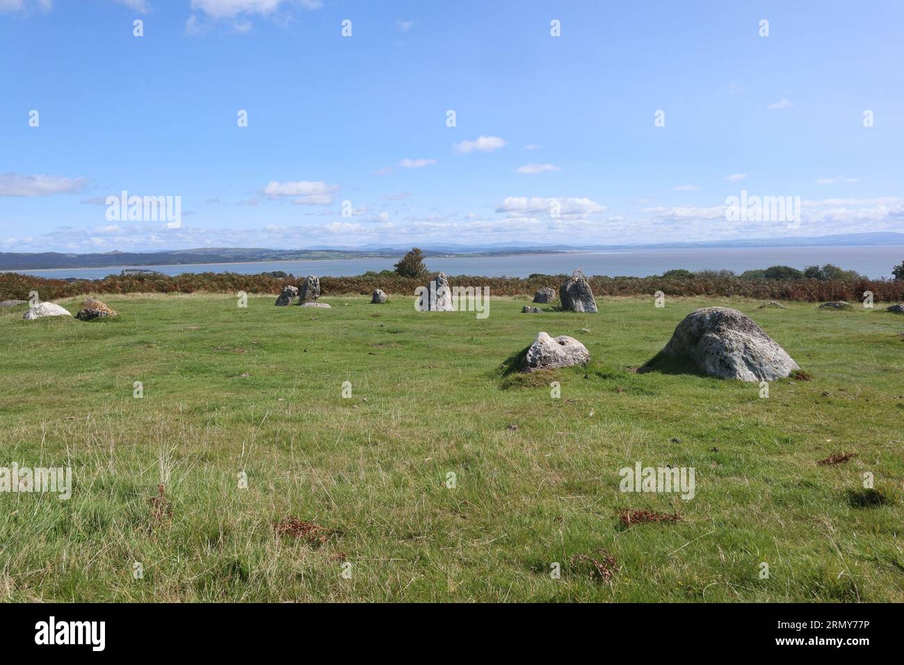 Cumbria England UK 30th August 2023 Stone circles in Birkrigg, Cumbria ...