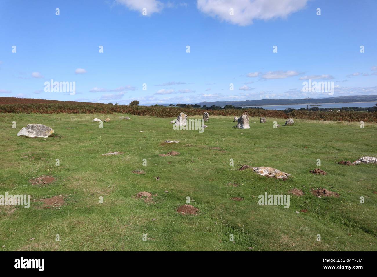 Cumbria England UK 30th August 2023 Stone circles in Birkrigg, Cumbria ...