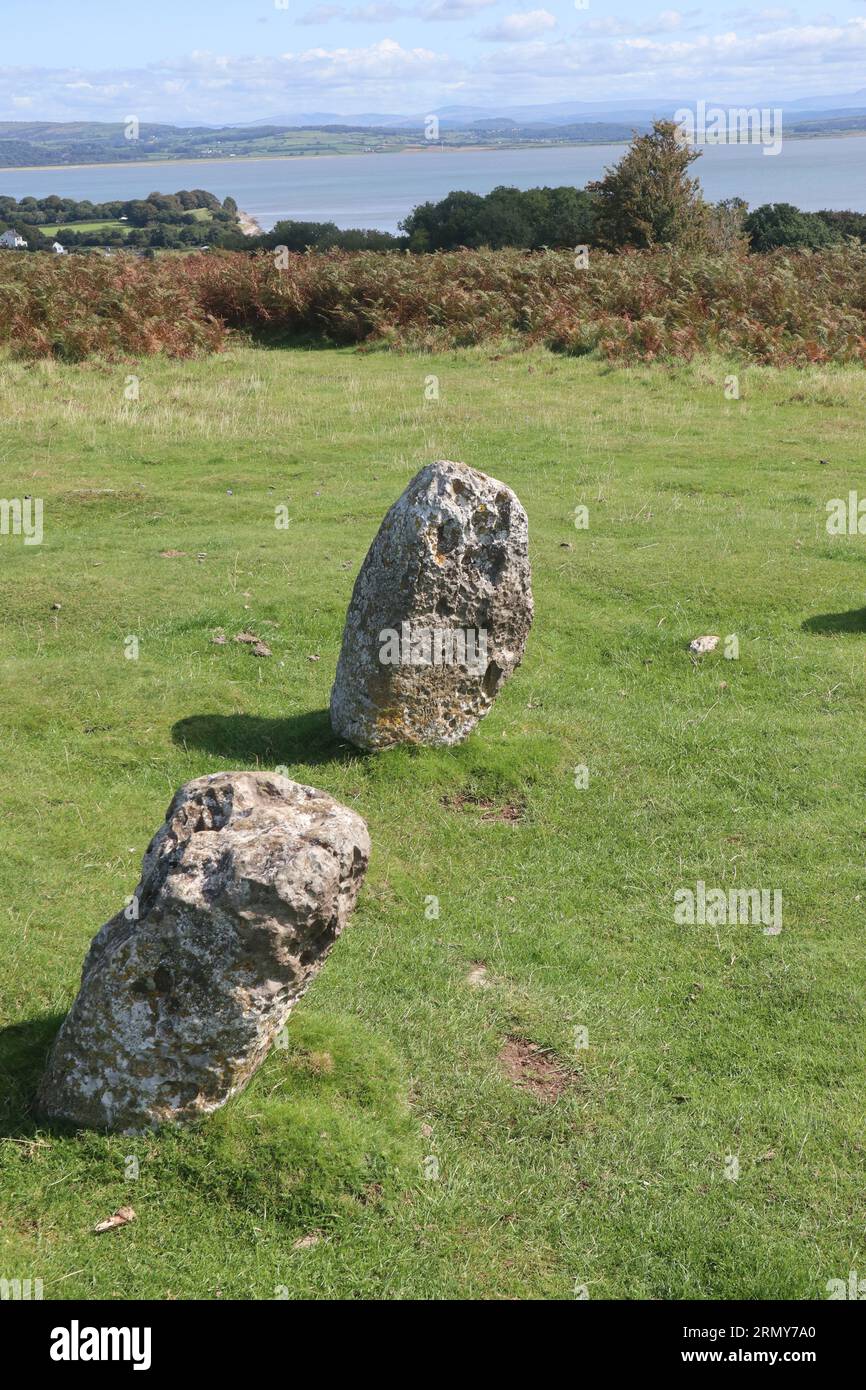 Cumbria England UK 30th August 2023 Stone circles in Birkrigg, Cumbria ...