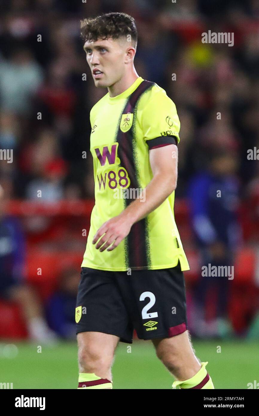 Dara O'Shea #2 of Burnley during the Carabao Cup match Nottingham ...