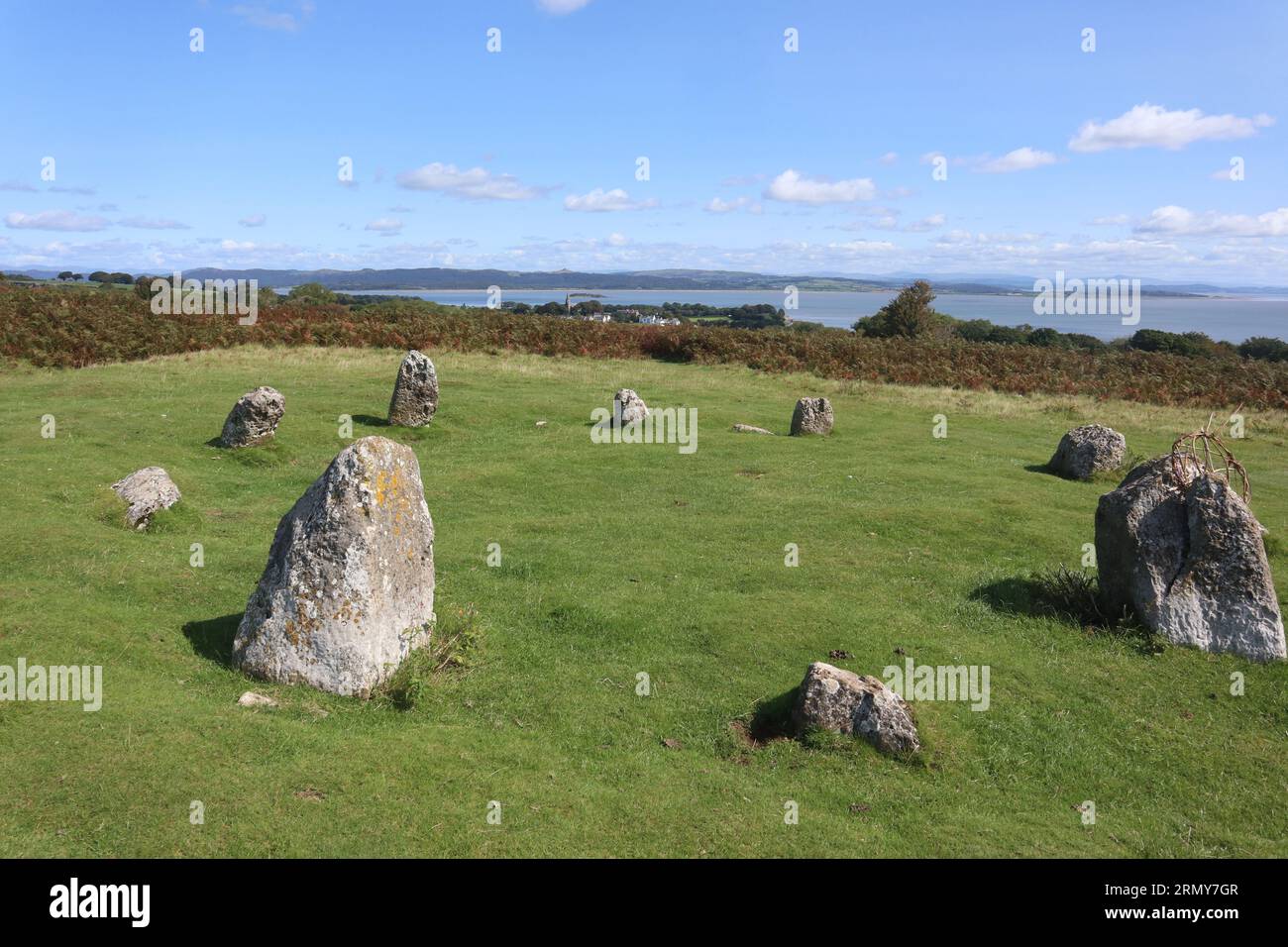 Cumbria England UK 30th August 2023 Stone circles in Birkrigg, Cumbria ...