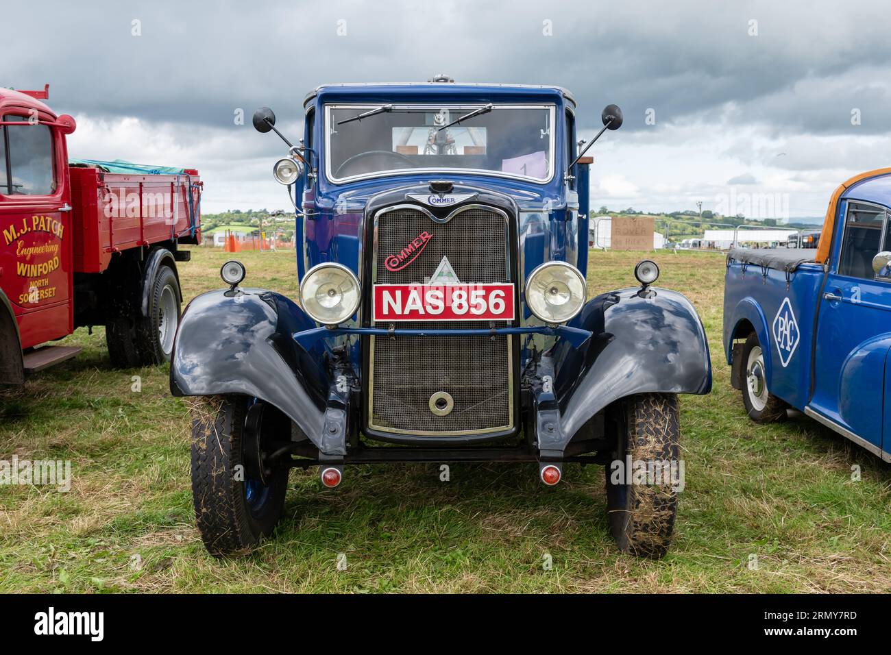 Low Ham.Somerset.United Kingdom.July 23rd 2023.A restored Commer ...
