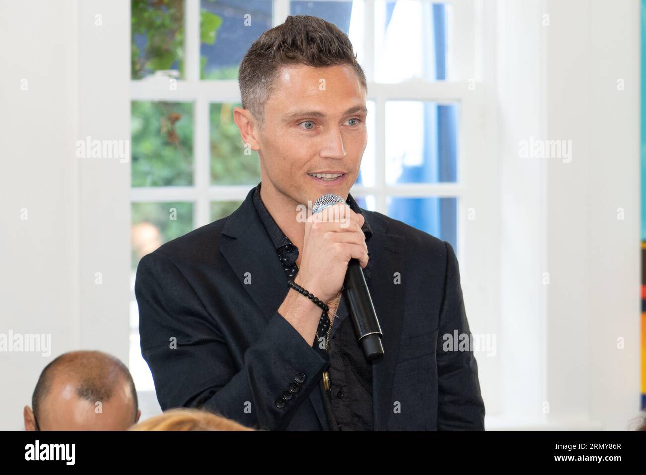 Jonathan Barry attends Dunhill Ventures Raising Impact at Blu Mar in ...