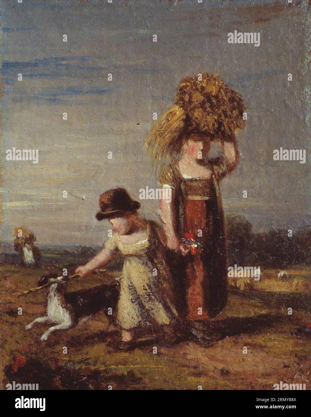 The Gleaners by William Frederick Witherington Stock Photo - Alamy
