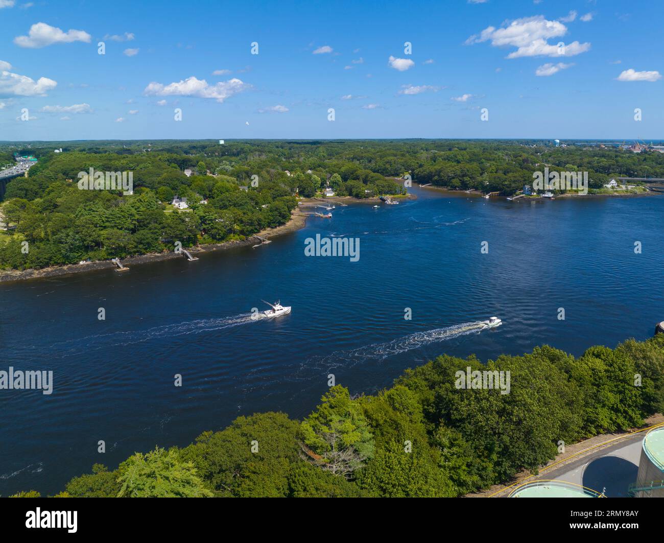 Kittery maine aerial hi-res stock photography and images - Alamy