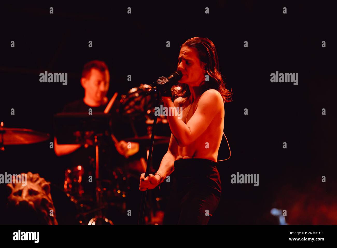 Live concert of christine and the queen hi-res stock photography and ...