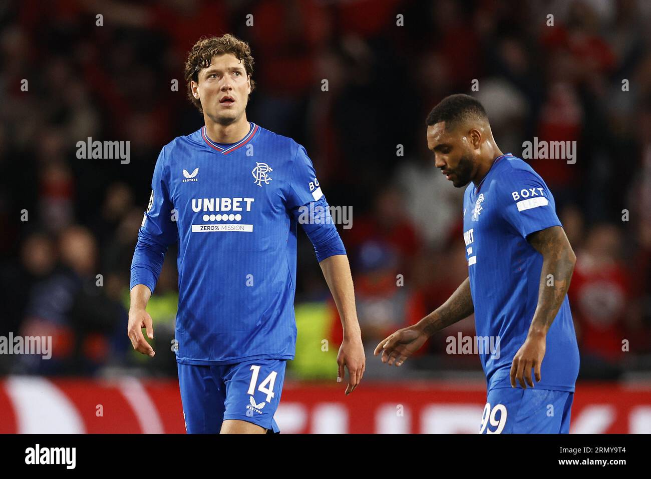 EINDHOVEN - (lr) Sam Lammers of Rangers FC, Danilo Pereira of Rangers ...
