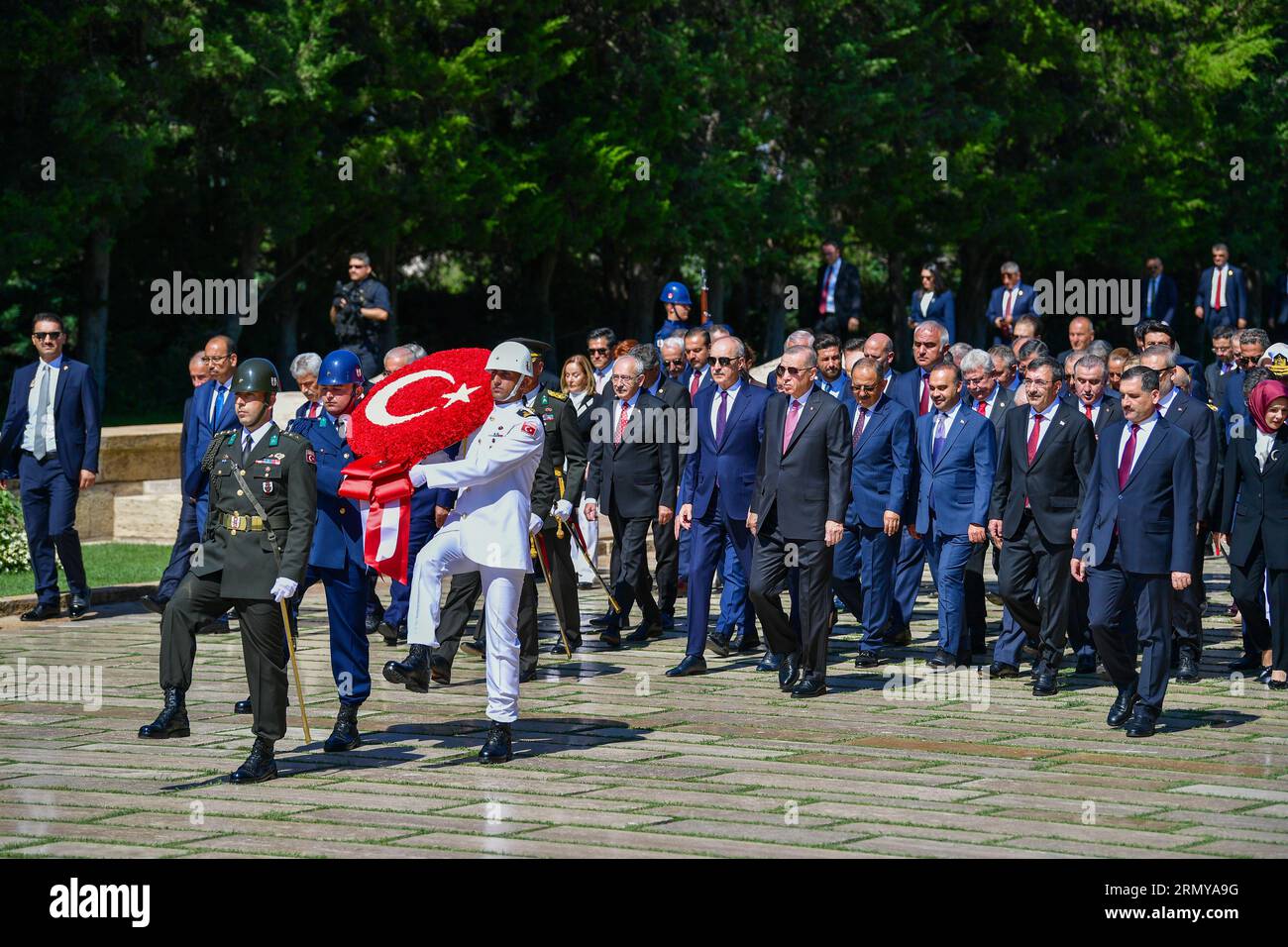 President of the Republic of Turkey, Recep Tayyip Erdo?an, along with ...