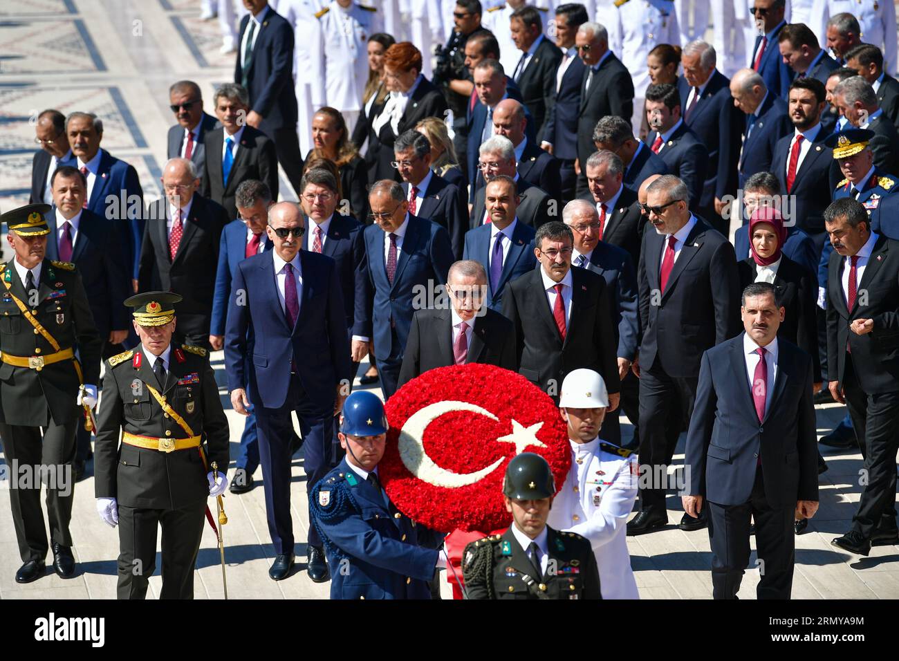 President of the Republic of Turkey, Recep Tayyip Erdo?an, along with ...