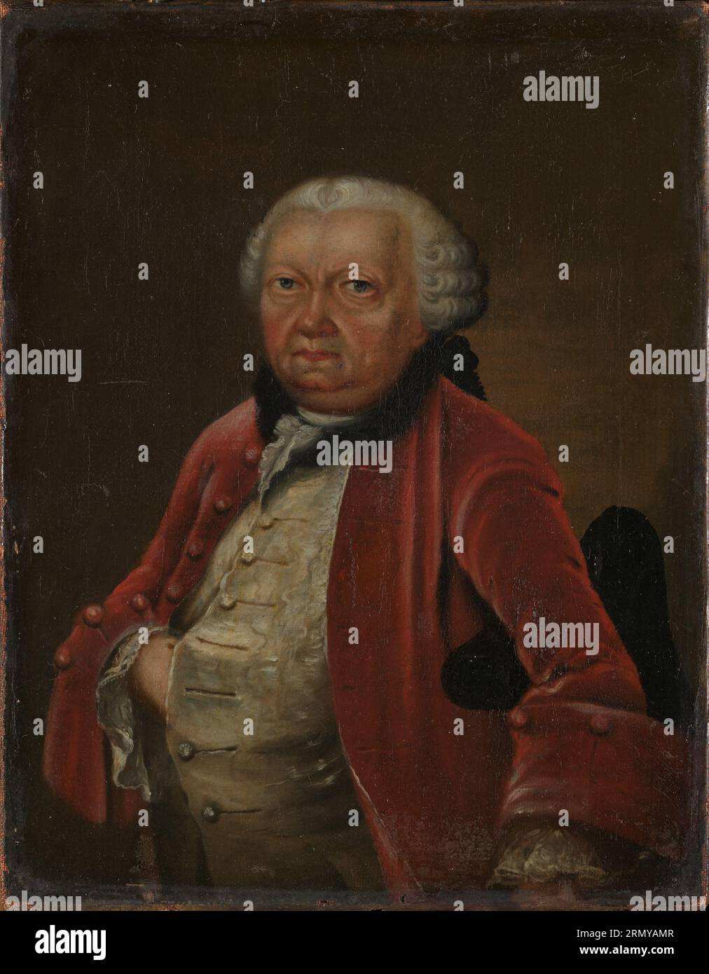 Chancellor Christopher Hammer 1770 by Peder Aadnes Stock Photo - Alamy
