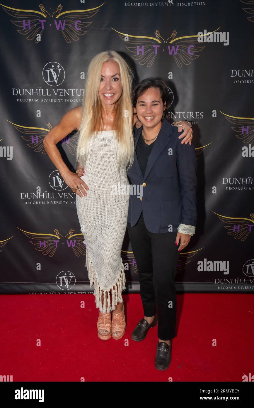 Luciana Pampalone and Elena Gibbs attends Dunhill Ventures Raising Impact at Blu Mar in ...