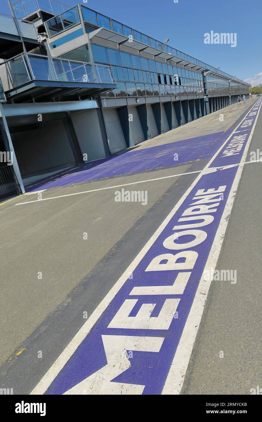 Formula racetrack melbourne hi-res stock photography and images - Alamy