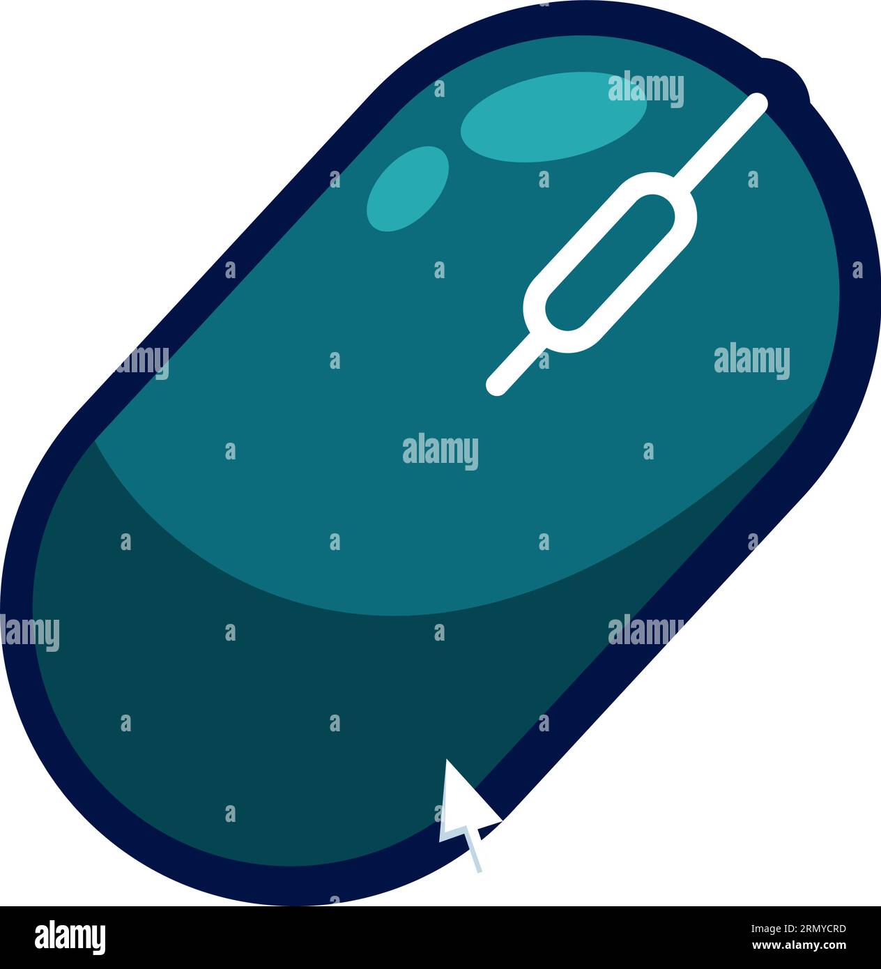 Arrow cursor computer mouse icon Stock Vector Images - Alamy