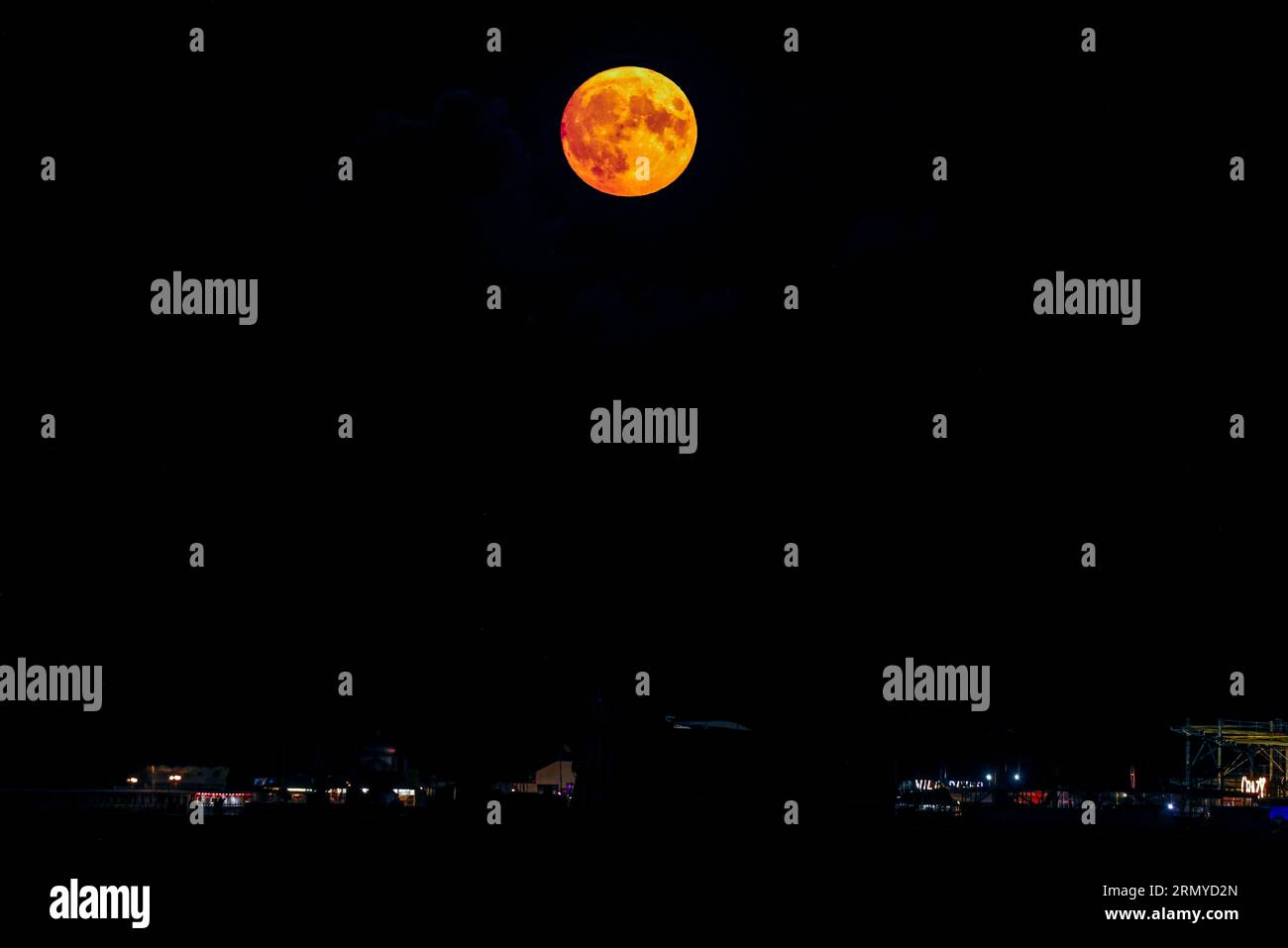 Brighton Beach, City of Brighton & Hove, East Sussex, UK. The August ...