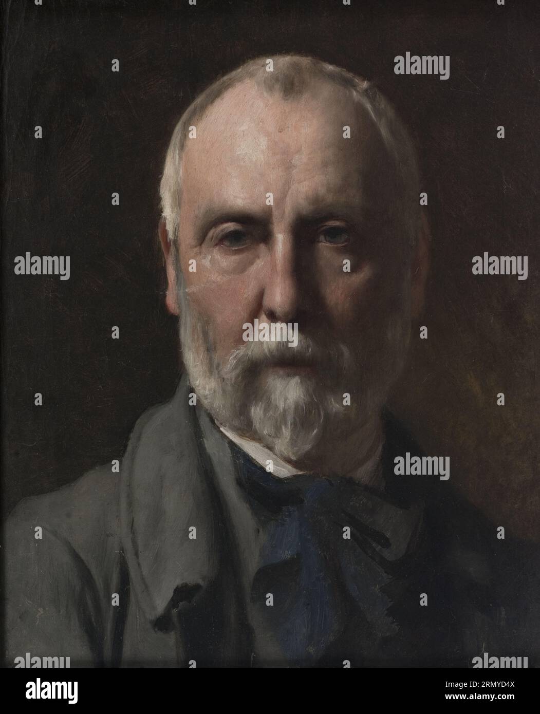 Autoportrait circa 1880 by François-Alfred Delobbe Stock Photo - Alamy