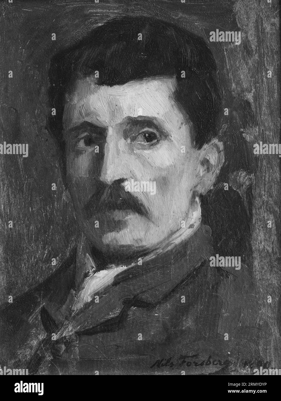 Per Ekström (1844-1935), artist, landscape painter, married to Hanna ...