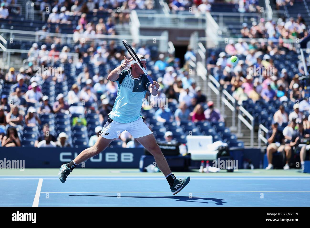 New York, New York, USA. 30th Aug, 2023. Dominic Stricker (SUI) in ...