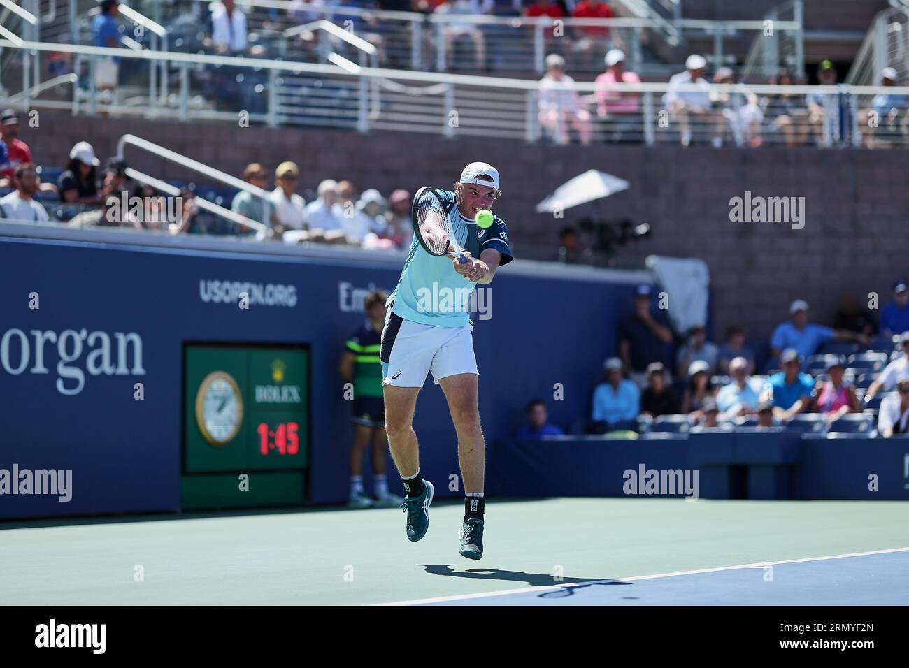 New York, New York, USA. 30th Aug, 2023. Dominic Stricker (SUI) in ...