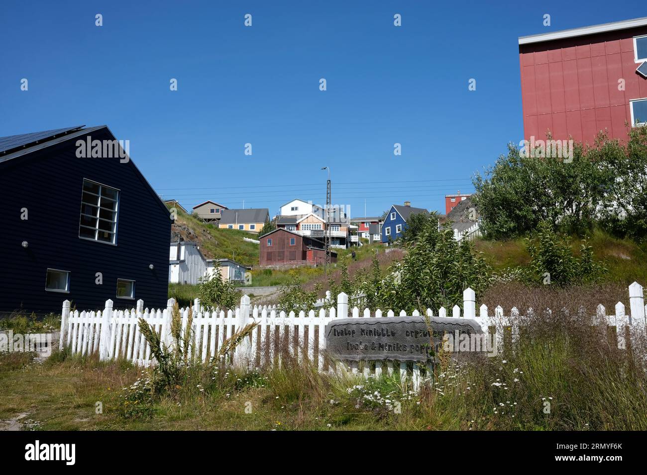 Queens Garden in Qaqortoq, Greenland Stock Photo - Alamy