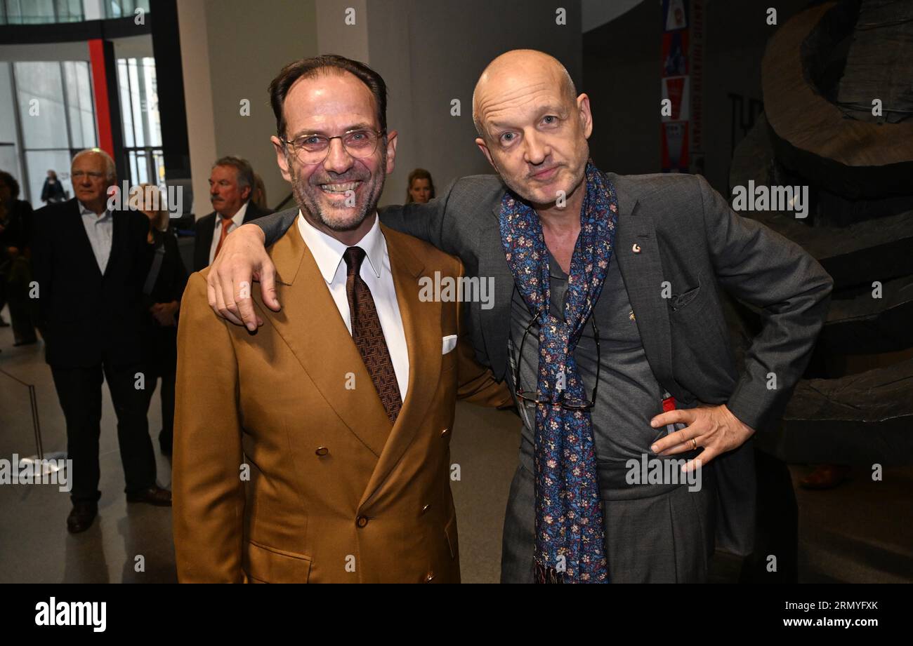 Munich, Germany. 30th Aug, 2023. Franz Freiherr von Rassler (l ...