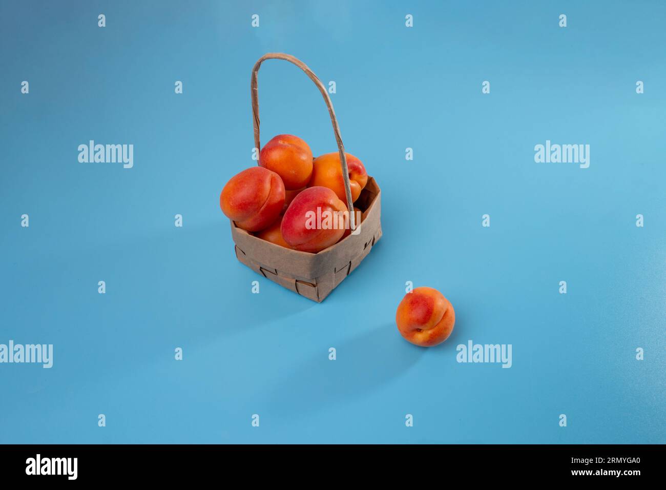 basket paper craft from recycled waste paper bag Stock Photo - Alamy