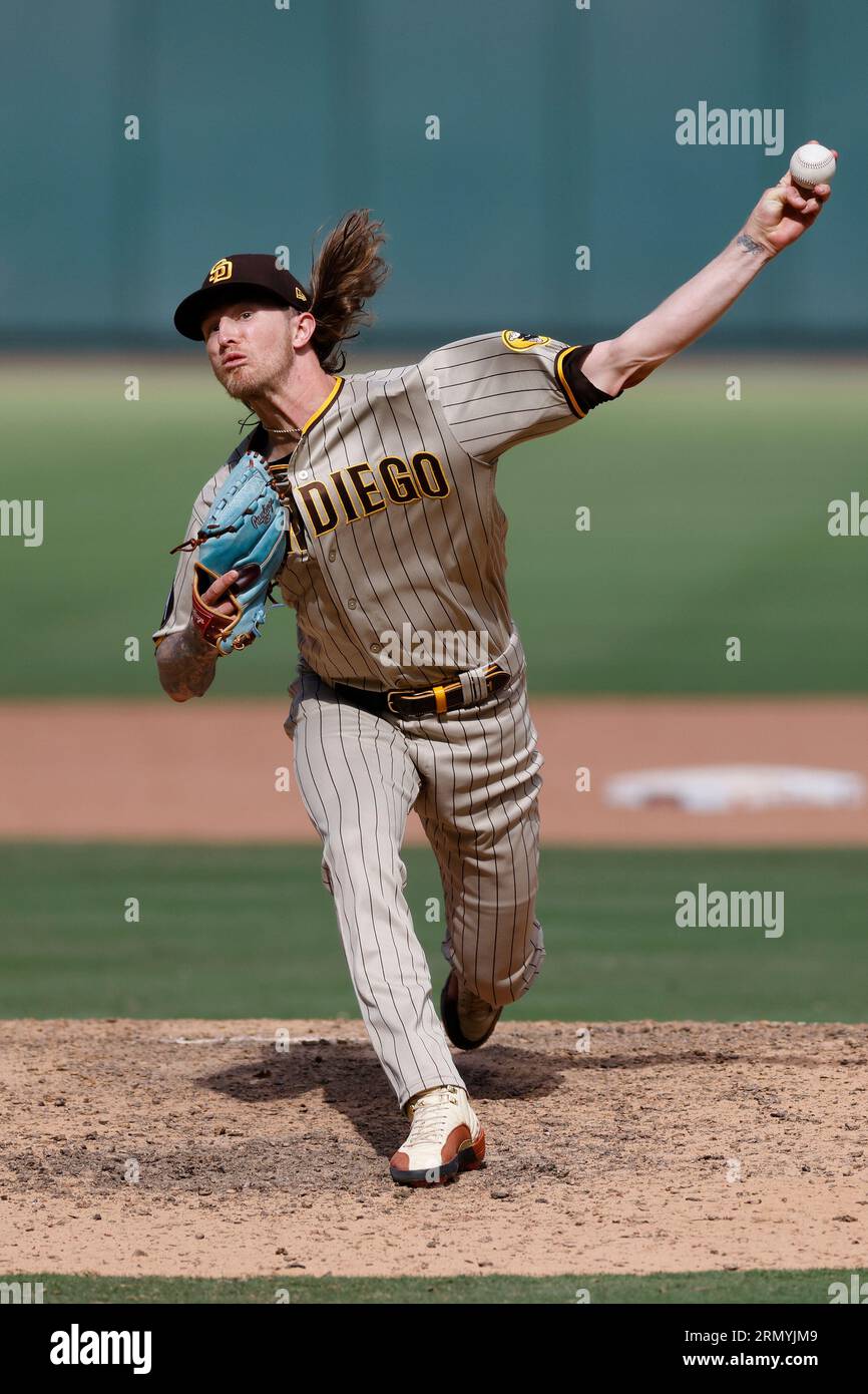 ST. LOUIS, MO - AUGUST 30: San Diego Padres relief pitcher Josh Hader ...