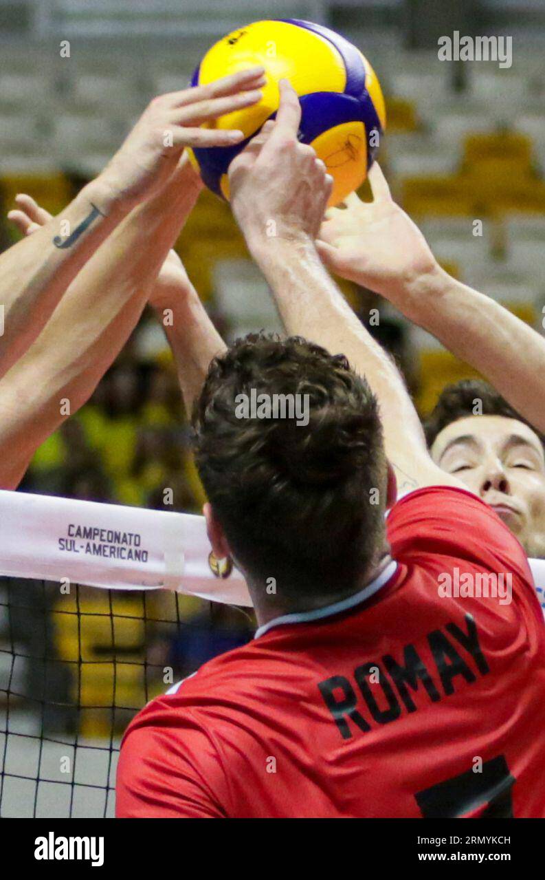 PE - RECIFE - 08/30/2023 - SUL-AMERICAN VOLLEYBALL MALE 2023, PERU X ...