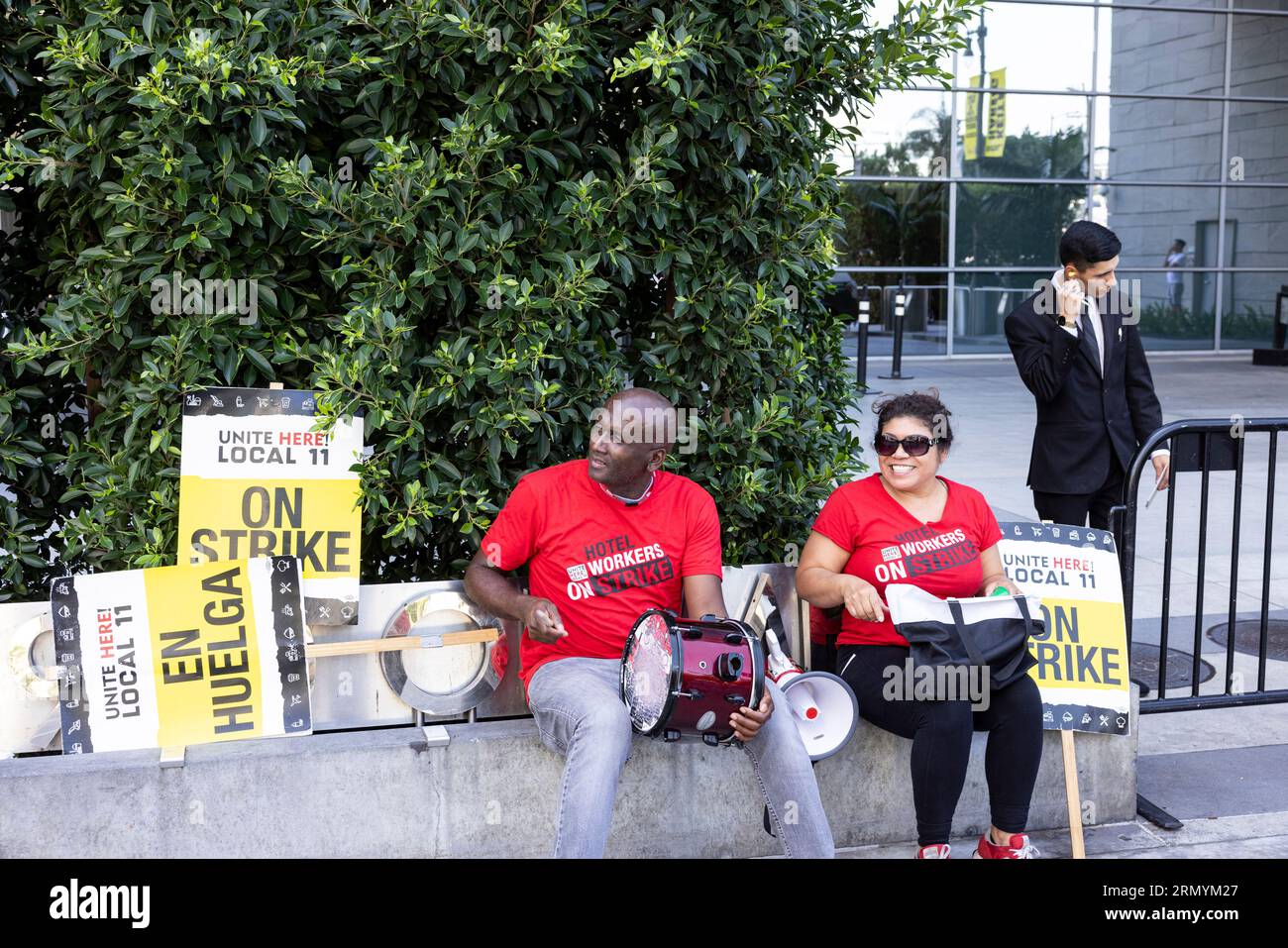 Los Angeles Hotel Workers Strike Stock Photo - Alamy