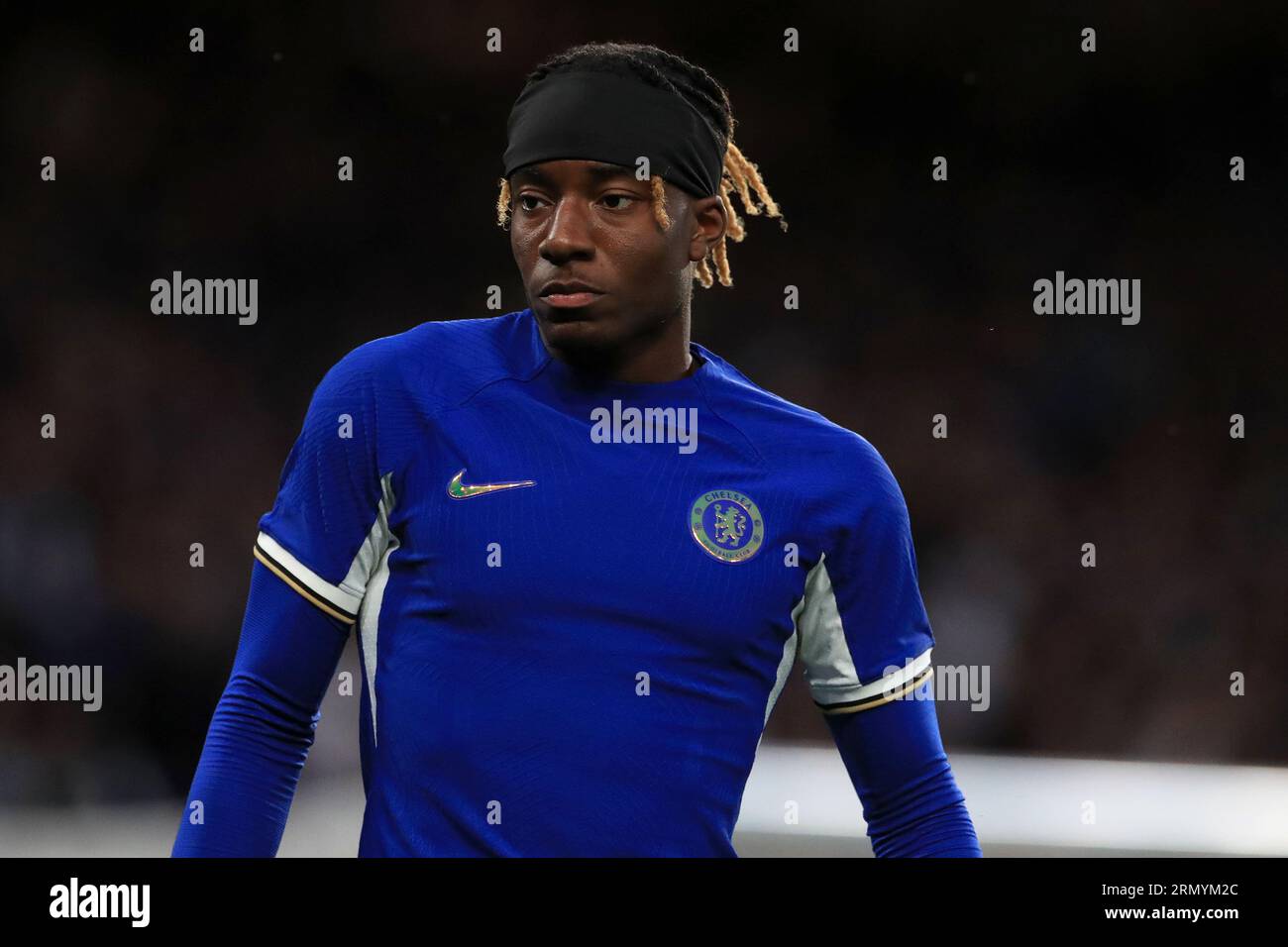 London, UK. 30th Aug, 2023. Noni Madueke of Chelsea seen during the EFL ...