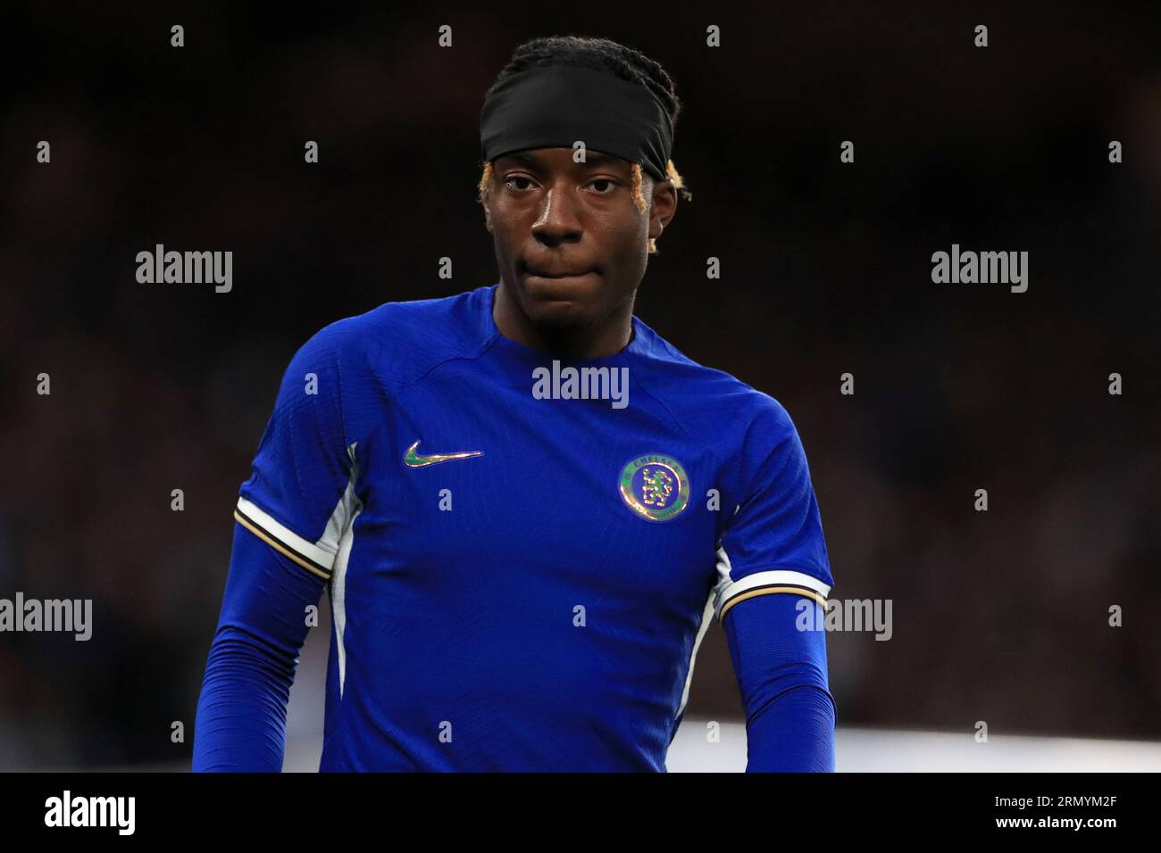 London, UK. 30th Aug, 2023. Noni Madueke of Chelsea seen during the EFL ...