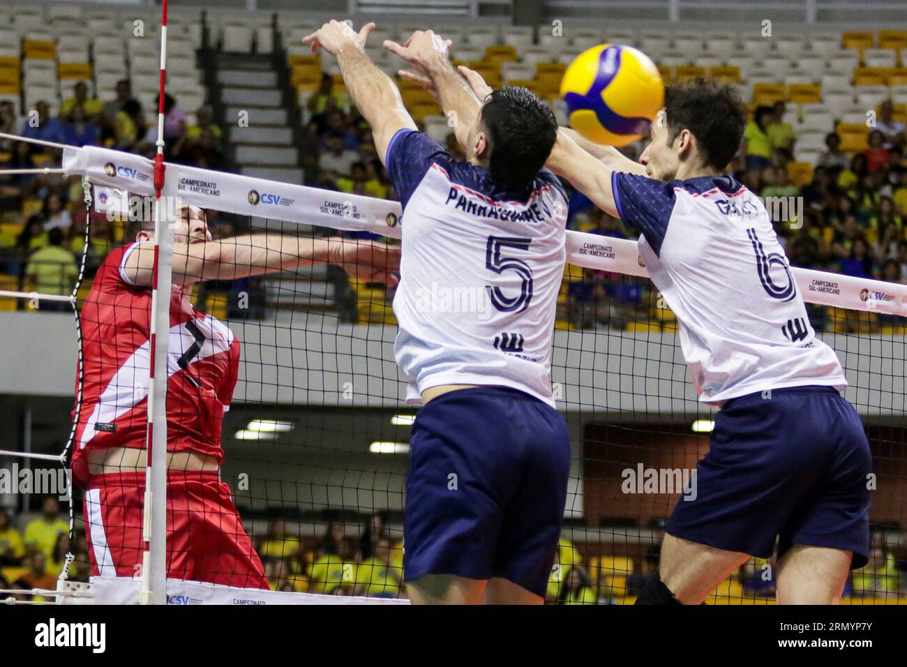PE - RECIFE - 08/30/2023 - SOUTH AMERICAN VOLLEYBALL MALE 2023, PERU X ...