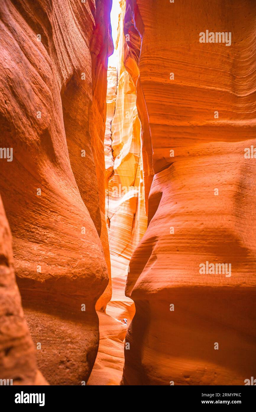 Beautiful wide angle view of amazing sandstone formations in famous ...