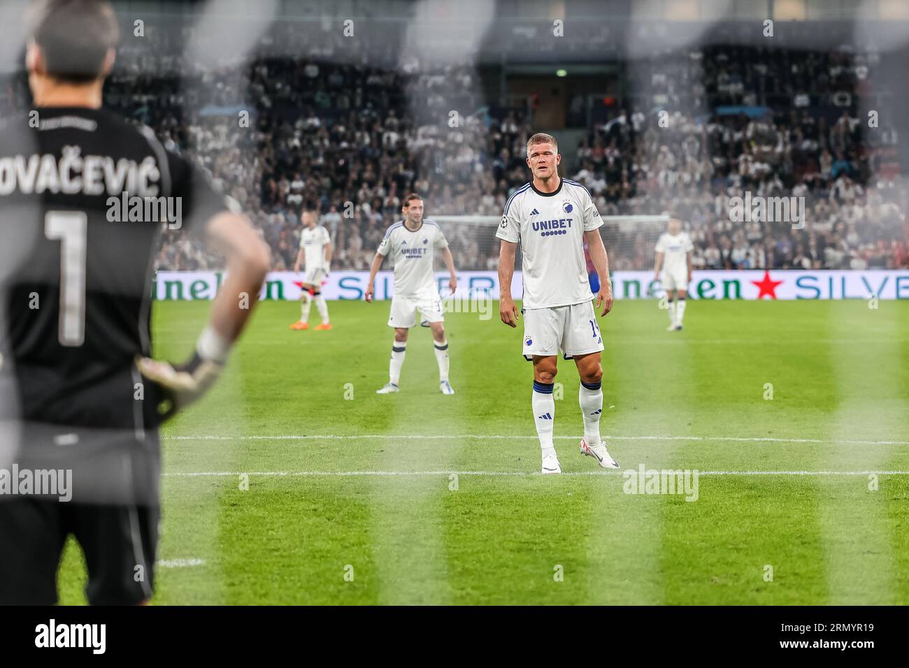 Copenhagen, Denmark. 30th Aug, 2023. Andreas Cornelius (14) of FC Copenhagen seen during the ...