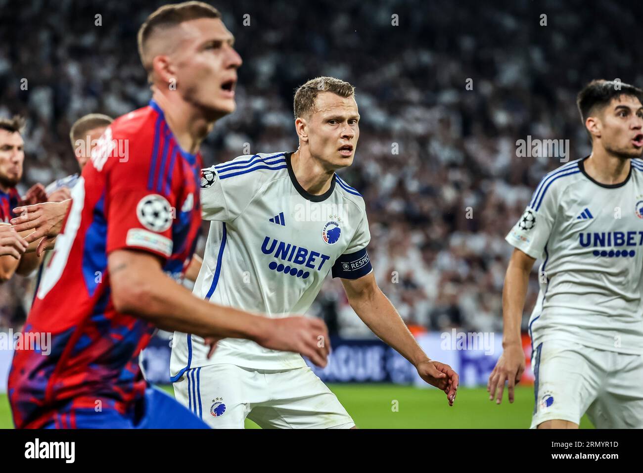 Copenhagen, Denmark. 30th Aug, 2023. Viktor Claesson (7) of FC Copenhagen seen during the UEFA ...
