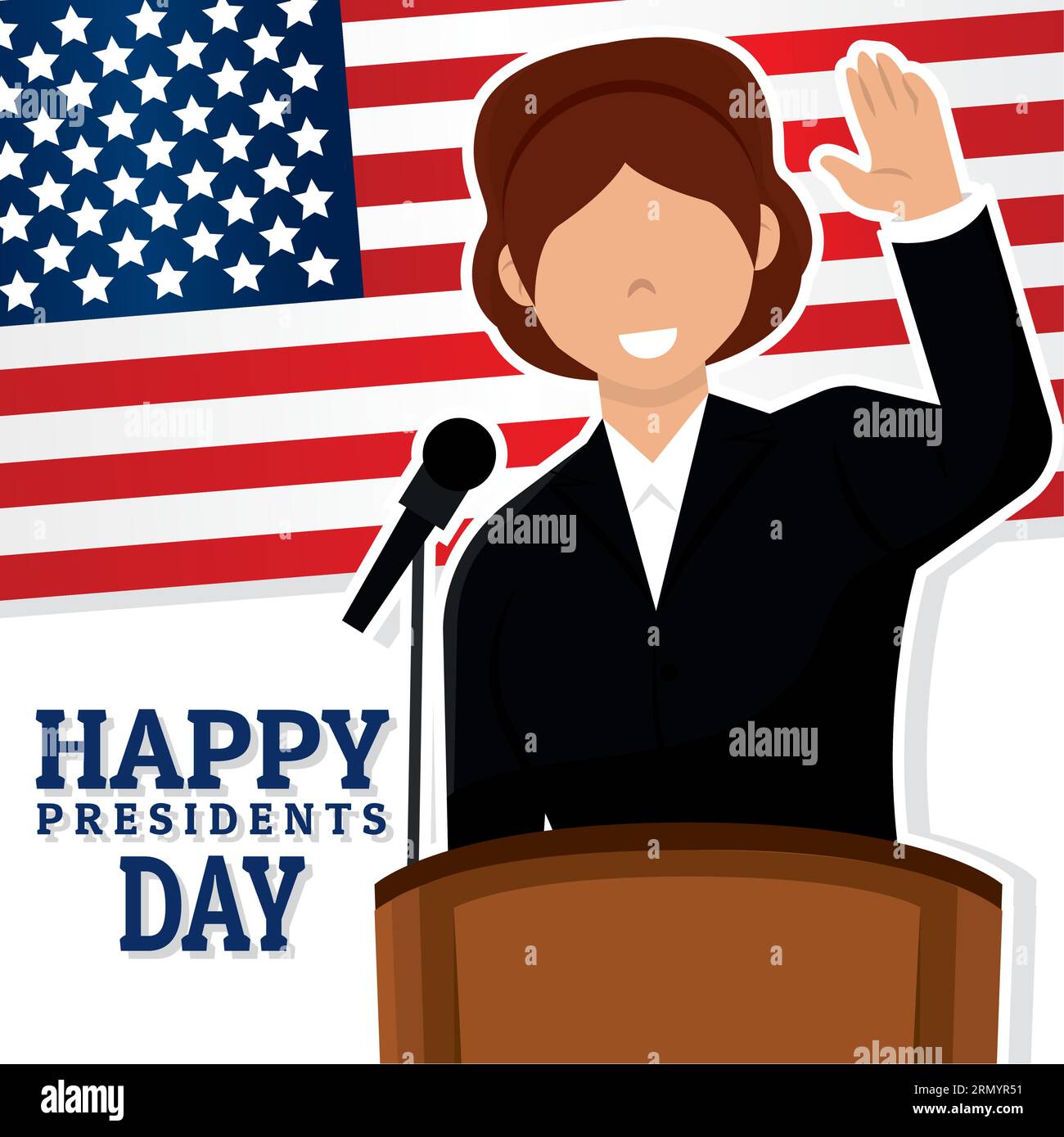 Woman President Clipart