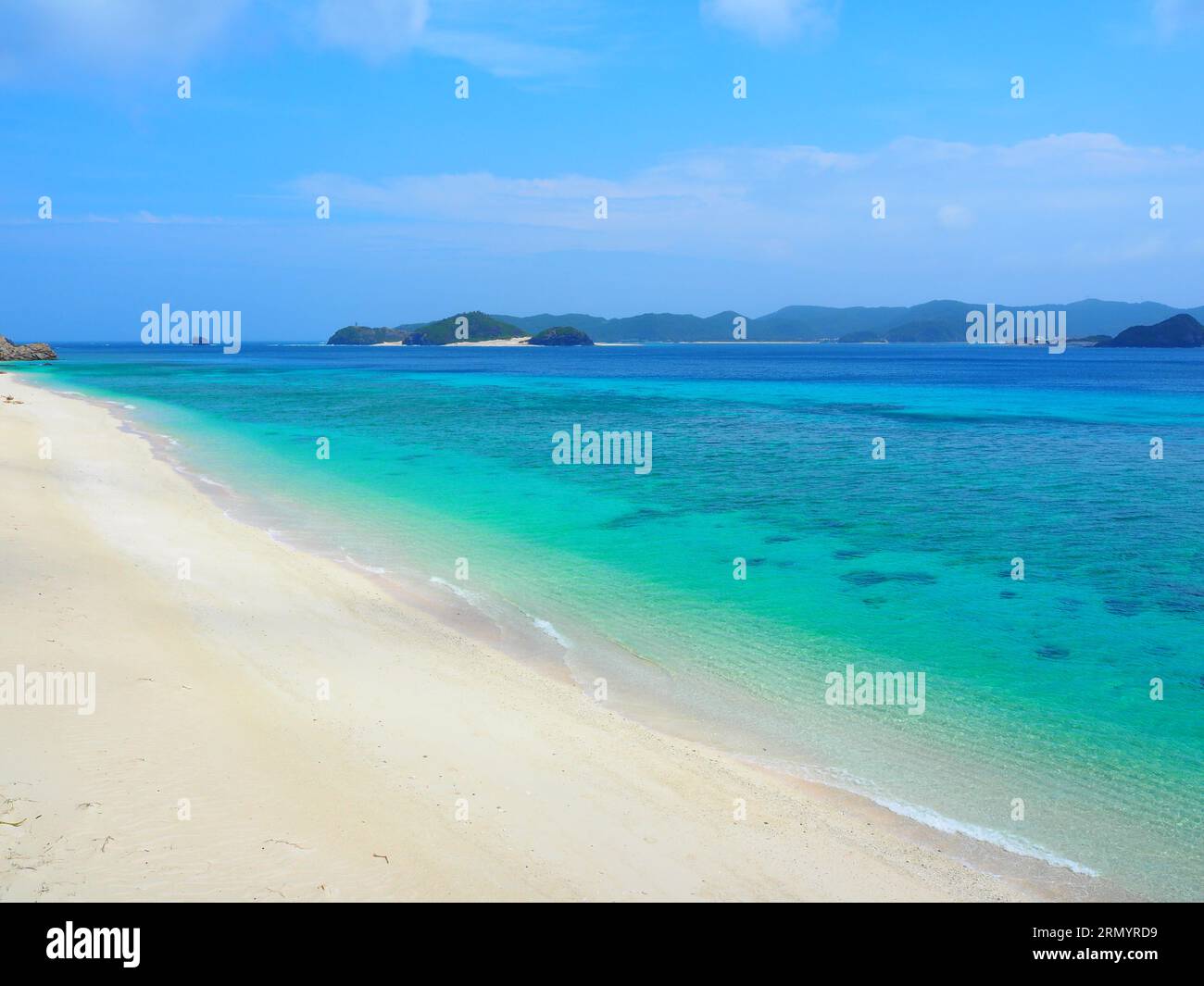 Kerama Islands, National Park, Okinawa, Japan - Blue Zones Stock Photo ...