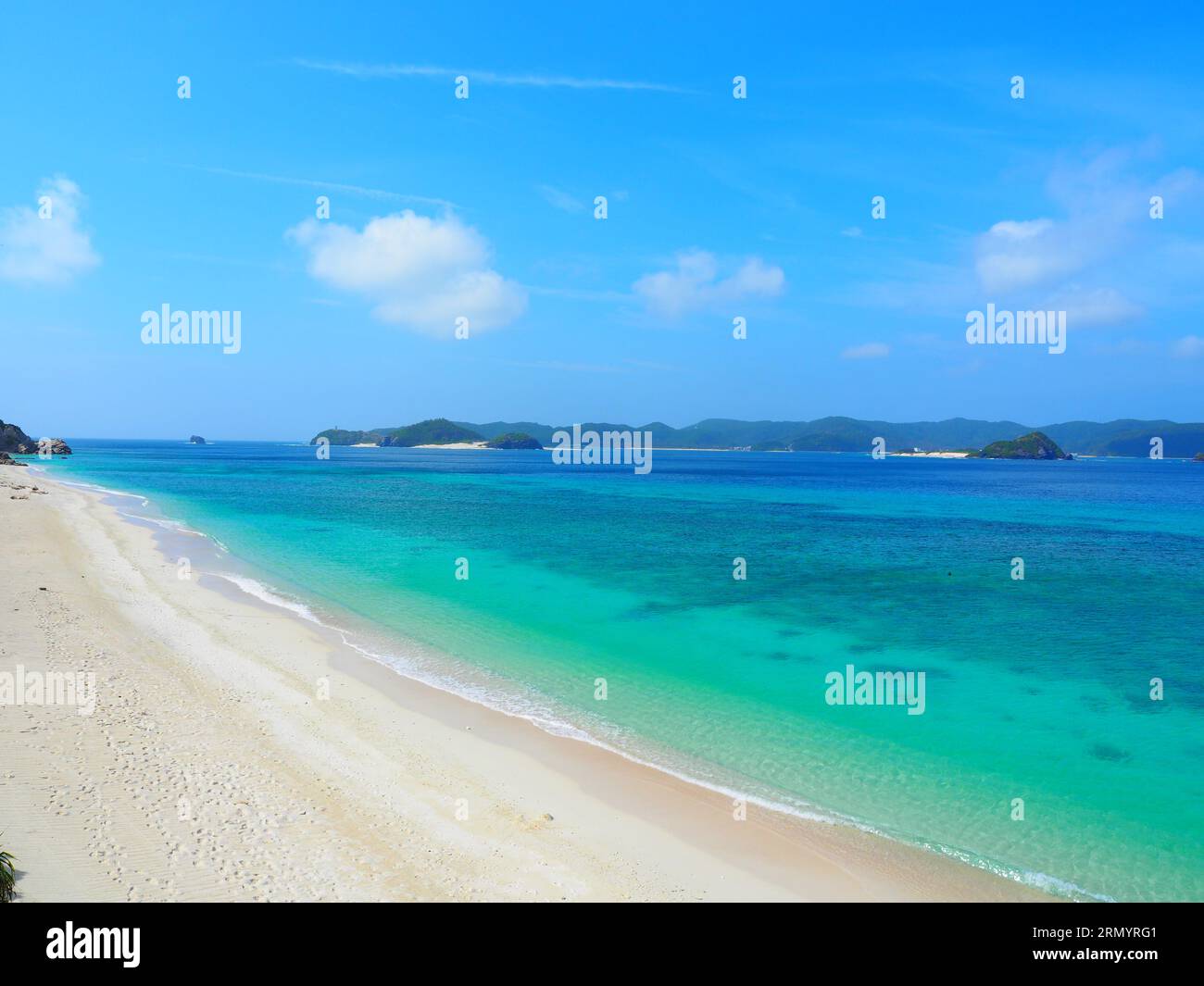 Kerama Islands, National Park, Okinawa, Japan - Blue Zones Stock Photo ...