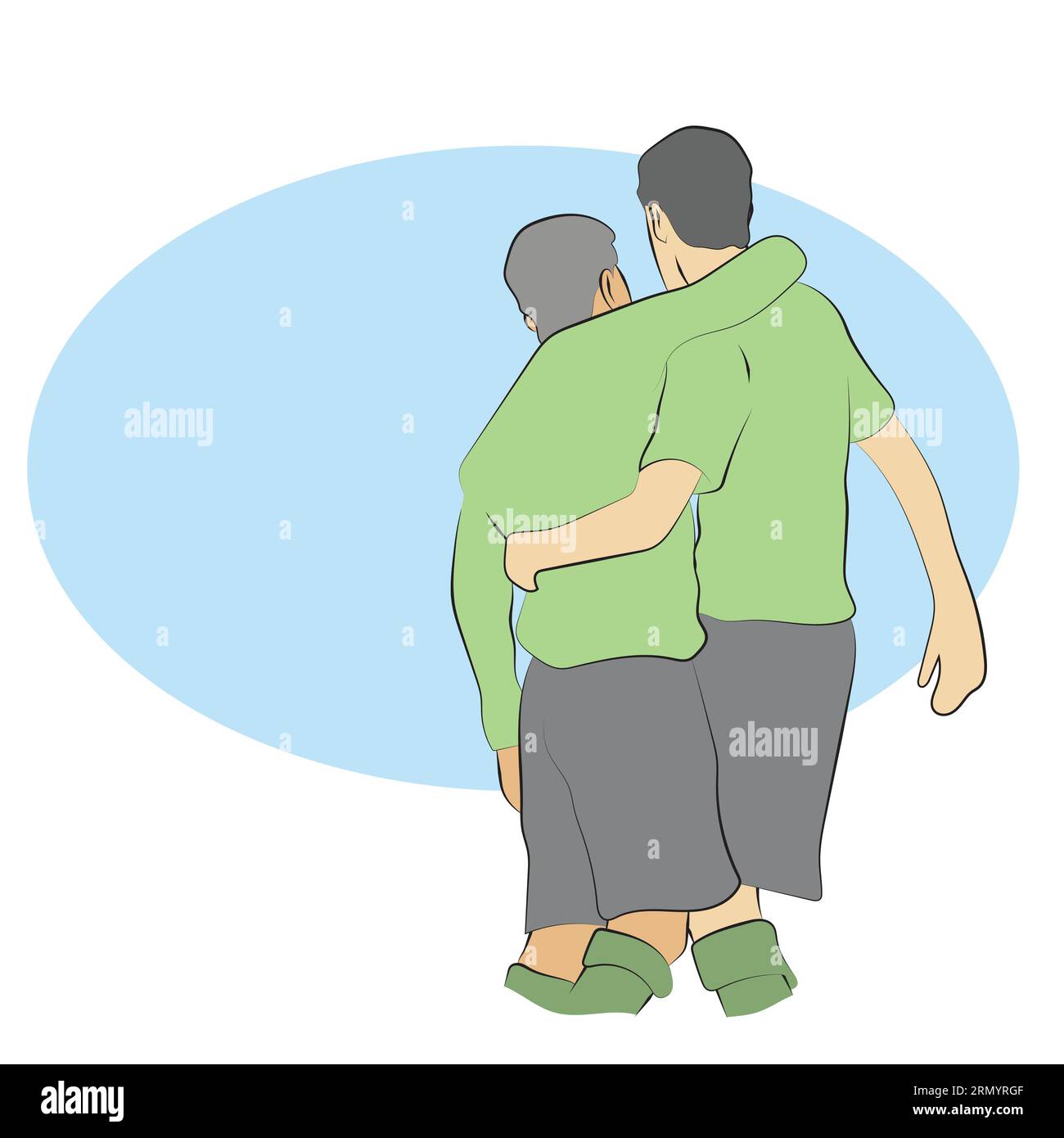 two male soccer player helping each other illustration vector hand ...